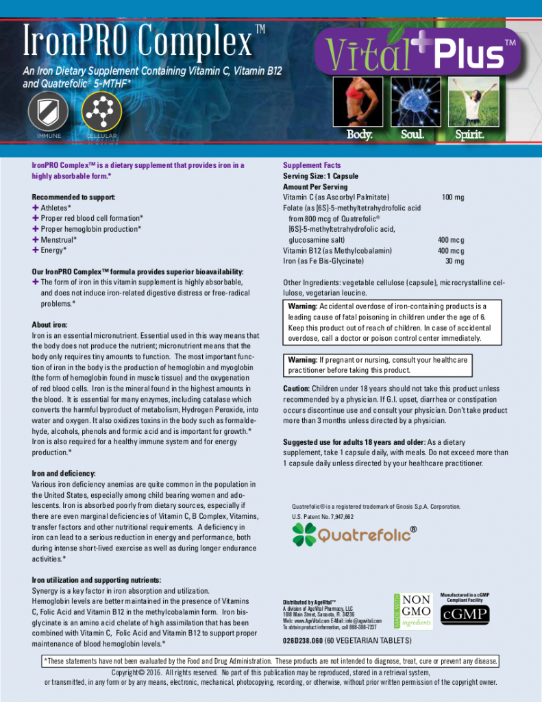 IronPro - AgeVital.com